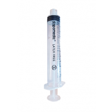 JERINGA 10 ML LUER LOCK. caja de 100 Unidades.